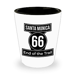 Santa Monica Route 66 End of the Trail Shot Glass
