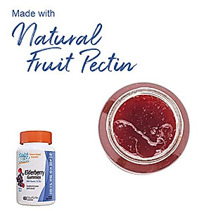 Doctor's Best Elderberry Gummies with Vitamin C & Zinc, 60 Ct, Chewable Immune Support, Antioxidant Herbal Supplement, Non-GMO, Vegan (Packaging May Vary)