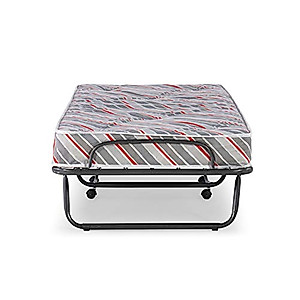 Linon Mattress Nixon Folding Bed, Single, Mulit-Color
