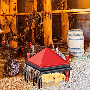 4 Pieces Comfort Feathers Feather Skirt Baby Chicken Supplies for Chick Brooder Heating Plate Chicken Coop Warmer Pad Poultry Incubator Heater Plate (12 x 12 Inch)