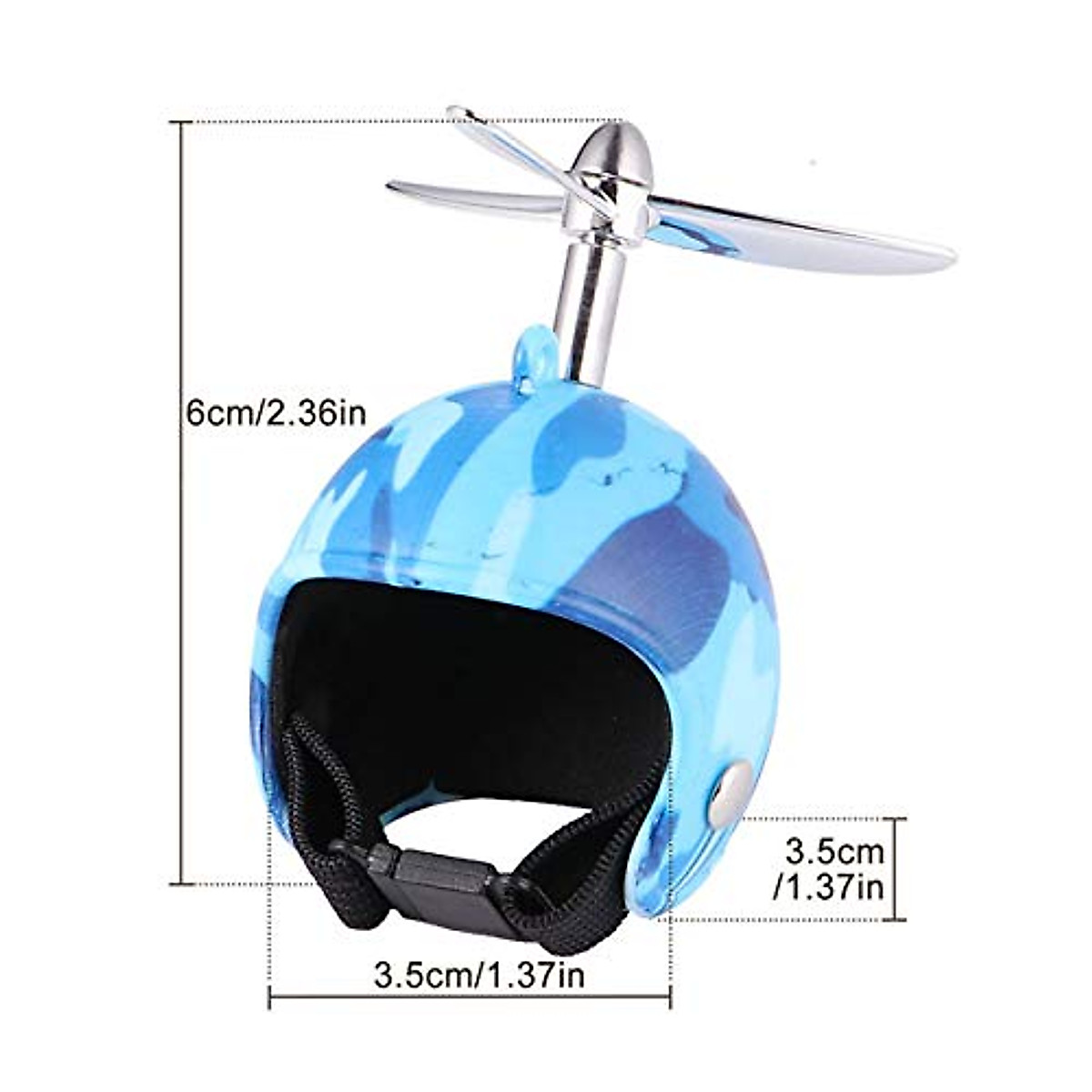 POPETPOP Chicken Helmet- Bird Toy Head Protection Helmet Bird Hat Headwear Suitable for Parrot Small Hens, Ducks and Other Poultry Funny Pet Safety Helmet Costumes Accessories