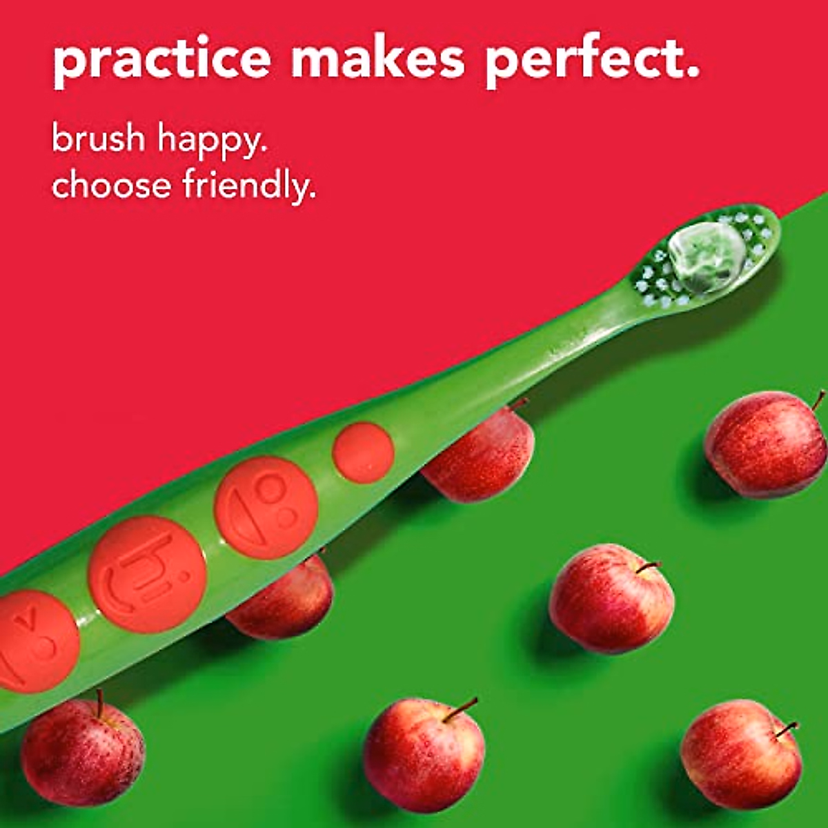 hello Natural Apple Flavored Training Toothpaste and Toddler Bundle, for Kids Age 2 Months to 3 Years, Safe to Swallow for Baby and Infants, Vegan, SLS Free, Gluten Free 4 Piece Set(Pack of 2)