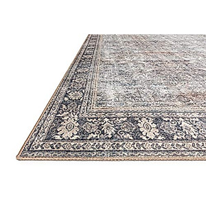 Loloi II Wynter Collection WYN-07 Grey/Charcoal, Traditional 8'-6" x 11'-6" Area Rug