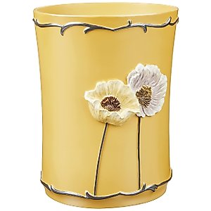 Popular Bath Poppy Fields, Waste Basket, Pastel Moss