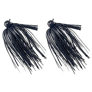 Reaction Tackle Tungsten Football Jig for Bass Fishing - 1/4 oz Black
