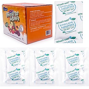 WiseFresh 30 Packs 5 Gram Ethylene Gas Absorber Packet, Vegetable & Fruit Fresh Produce Protector, Food Freshness Extender, Fresh Fruit Preserver, Vegetable Saver