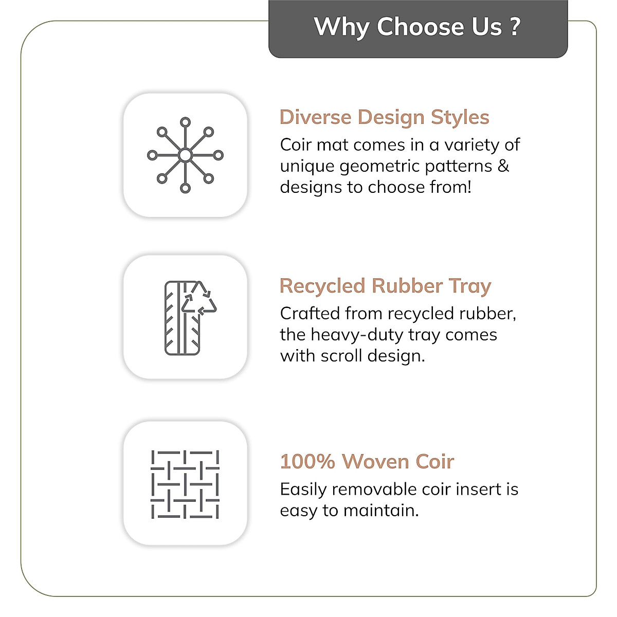 Anji Mountain Fits 4 Pair (46.5" Wide) Rubber Boot Tray, Tan Insert