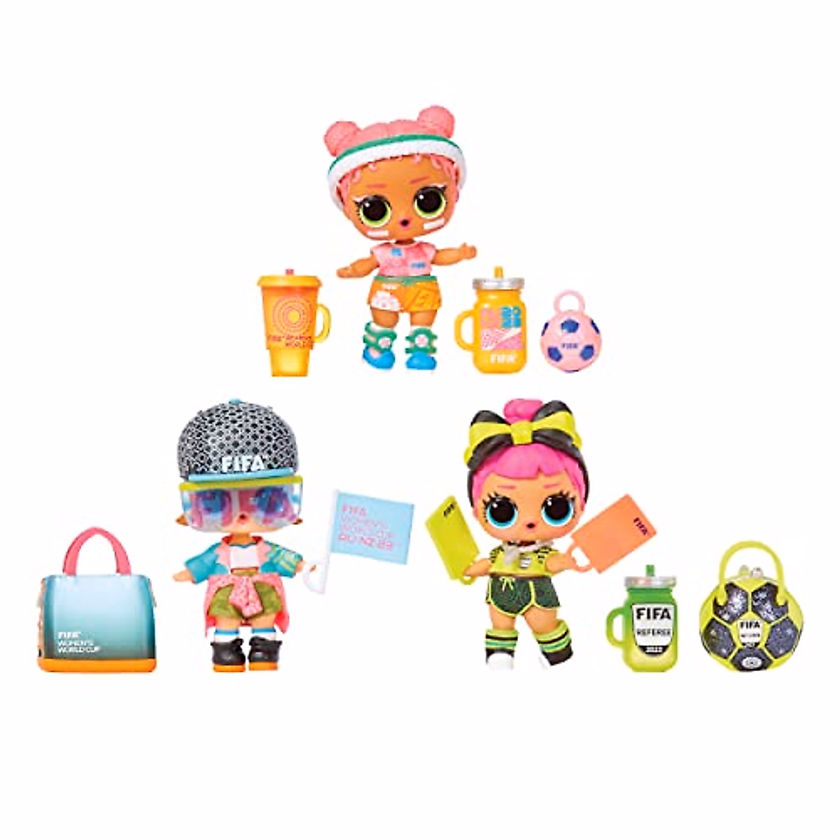 LOL Surprise X FIFA Women's World Cup Australia & New Zealand 2023 Dolls with 7 Surprises, Accessories, Limited Edition Dolls, Collectible Dolls, Soccer- Themed Dolls- Great Gift for Girls Age 4+