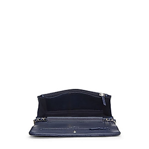 CHANEL, Pre-Loved Navy Quilted Lambskin CC Diamond Wallet on Chain (WOC), Navy