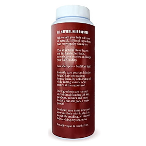 Lushy Lox Dry Shampoo Powder for Red Hair Shades - All Natural Ingredients 1.7 oz