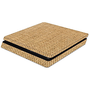 MightySkins Skin Compatible with Sony Playstation 4 Slim PS4 wrap Cover Sticker Skins Wood Weave