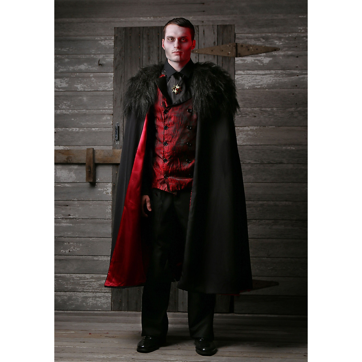 Fun Costumes Plus Size Deluxe Men's Vampire Costume 2X 3X 4X 4X