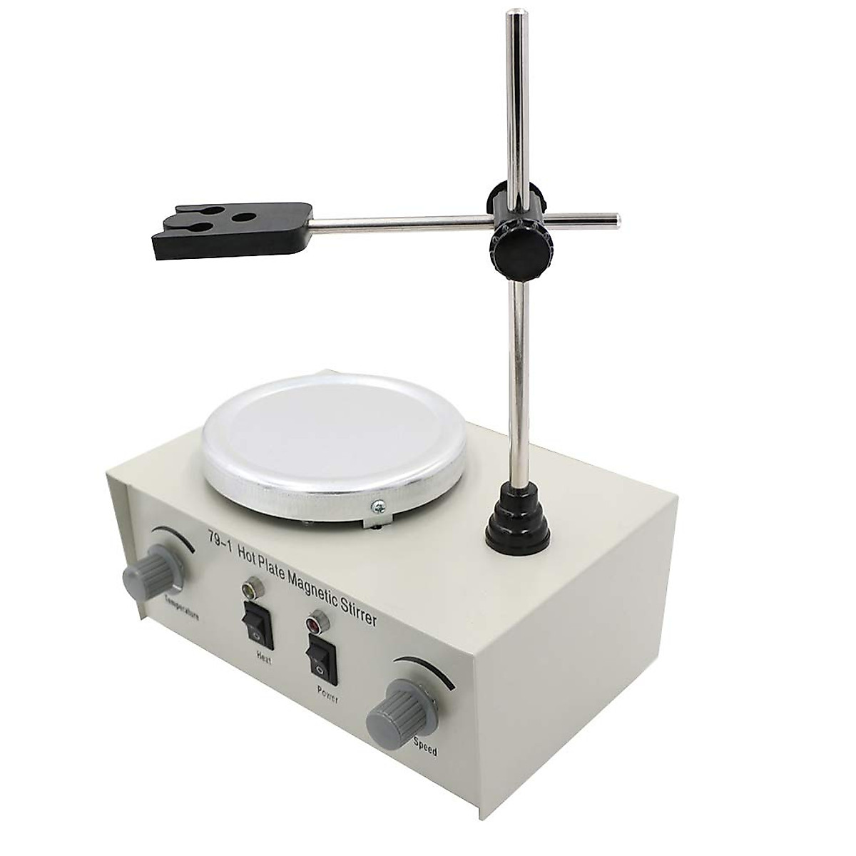 Magnetic Stirrer, Hot Plate with Speed Adjusting, Magnetic Mixer with 7 Pcs Stirrer Stir Bars Mixed, Home Lab Stirrer, 1000ML