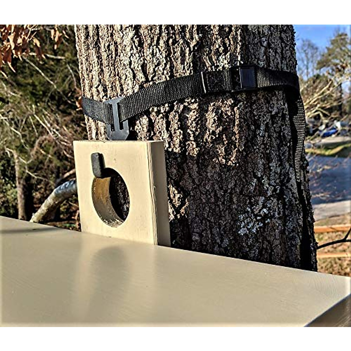 Swarm Trap Hanger - Hang Your Swarm Trap Quickly and with Confidence - NO More POUNDING in Nails! -Tree Friendly!