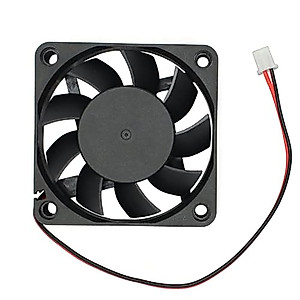 60mm by 60mm by 15mm 6015 12V DC 0.10A Ball Bearing Brushless Cooling Fan 2pin AV-F6015MB UL TUV