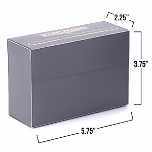 Stratagem The Big Box Double-Wide - Two Deck Oversized TCG Deck Box - Duel Deck Compatible with MTG Magic the Gathering Planechase, Archenemy Baseball, LCGs - Trading Card Games