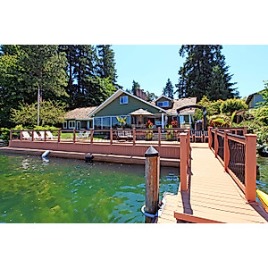 Seal-Once Marine Premium Wood Sealer - Waterproof Sealant - Wood Stain and Sealer in One - 1 Gallon & Clear