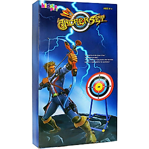 Kiddie Play Bow and Arrow for Kids Toy Archery Set with Target and Quiver Kids Toys Age 5, 6, 7, 8, 9 Years Old Boys and Girls