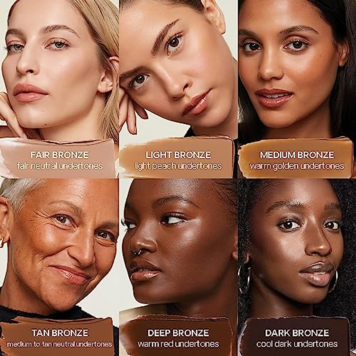 Saie Sun Melt Bronzer - Buildable Cream-Balm Bronzer For Face Sculpting - Cream Contour with Velvet Finish - Light Bronze (1 oz)