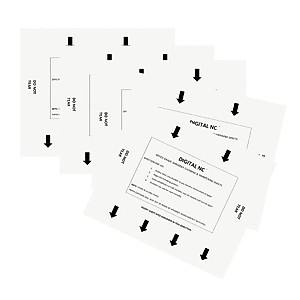 Office Grade Paper Shredder Sharpening, Cleaning & Lubricant Sheet, (5-Pack)