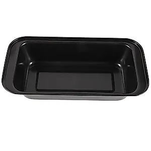 Hemoton Non Stick Baking Pan Bread Pan Non Stick Baking Sheet Kitchen Gadget Practical Toast Pan Bread Pan Carbon Steel Small Tools Bakeware Black Household Toast Mold Metal Dies