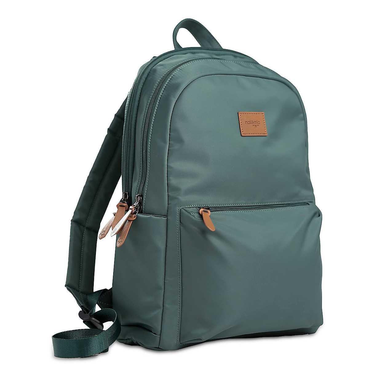 Natemia Diaper Backpack - Water-Resistant Baby Diaper Bag with Pockets, Stroller Straps, and Portable Changing Pad Included