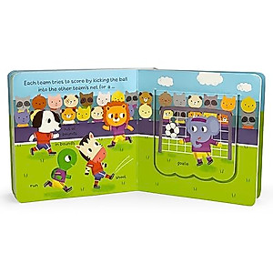 Let's Play Soccer! A Lift-a-Flap Board Book for Babies and Toddlers, Ages 1-4 (Children's Interactive Chunky Lift-A-Flap Board Book)