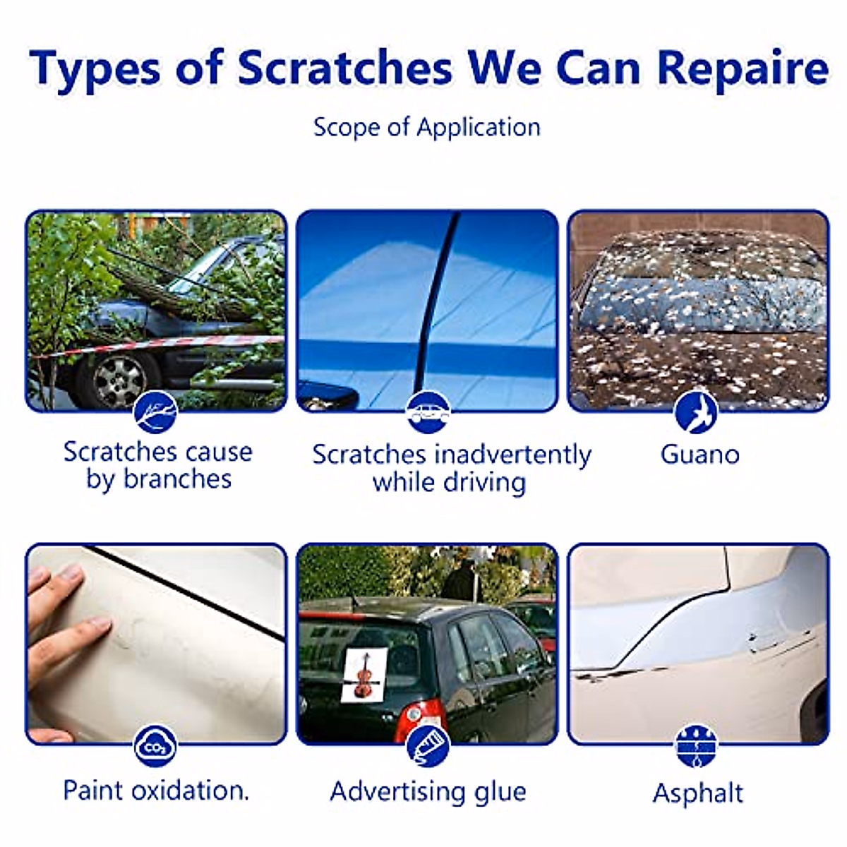 Farrinne Nano Sparkle Cloth, Scratches Remover with Repair and Water Polishing for All Kinds of Car Smooth Surface