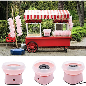 BETDET Cotton Candy Machine, 400w Homemade Portable Cotton Candy Maker Machine, Stainless Steel Cotton Candy Machine for Birthday Parties, Children's Day, for Kids 2.26