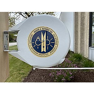 Blue Hawk 40-FT Single Line Retractable Clothesline, Indoor or Outdoor Use, Hang Wet or Dry Laundry