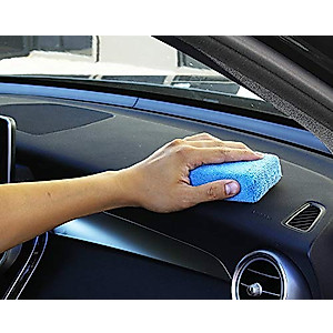 Autocare 10 Pack Car Wax Applicator Pad Rectangle Foam Premium Grade Microfiber Applicator Pads