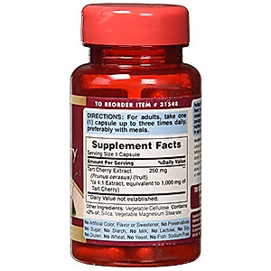 Puritans Pride Tart Cherry Extract 1000 Mg