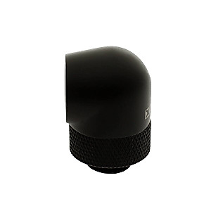 XSPC G1/4" 90 Degree Rotary Fitting V2, Matte Black, 4-Pack