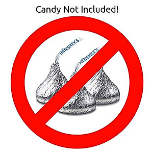 Hugs and Kisses from The New Mr. and Mrs. | Elegant | 324 Stickers - .75 Inches | Hershey Kiss Stickers | Wedding Stickers | Bridal Shower Stickers | Bridal Favors