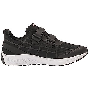 Propet Women's Propet One Twin Strap Athletic Shoes, Black/Grey, 9 XX-Wide US