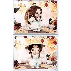 XFApreal Plush Doll, Xie Lian Hua Cheng Dress-Up Doll, Anime Figures Doll of Heaven Official's Blessing: Tian Guan Ci Fu (Xie-lian, Cotton)