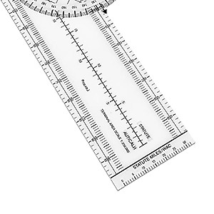 CYA Rotating Plotter Aviation, Flight Azimuth Plotter for Pilot Students