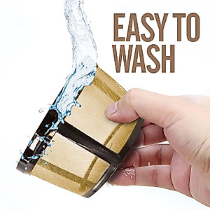 4 Cup Reusable Filter Basket With Closed Bottom Fits MrCoffee Coffee Maker and Brewer - Permanent Filter Replacement for Mr Coffee Gold Tone Basket-Style Filters