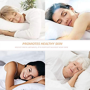 Victivic 100% Silk Pillow Cases 2 Pack, Mulberry Silk Pillowcase for Hair and Skin with Hidden Zipper, Soft Breathable Smooth Cooling Silk Pillowcase for Sleeping Women (Purple, Standard)