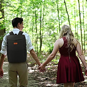 Camping Cooler Backpack 30 Cans, Soft Backpack Coolers Insulated Leak Proof Travel Cooler Bag Waterproof Lunch Picnic Beach Work Trip Thermal Bag Drink Beverage Beer Bag Cooler Black