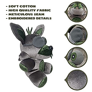 XSmart Mall | Phantom Foxy/Foxy Plush/Burnt Foxy | Special Version/Fan Made | Black | Night Plush Toy, Stuffed Animal, Gifts for Kid, Girls, Boys | 6"