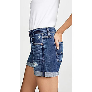 7 For All Mankind Women's Denim Shorts, Roll Up-Broken Twill Vanity, 30