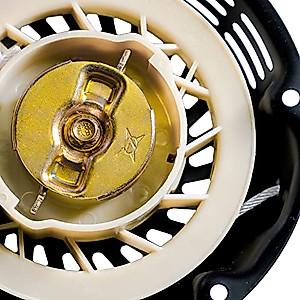 JMCHstore Pull Start Recoil Starter Assembly for Predator 212 Coleman BT200X CT200U 200cc Mini Bike, KT196 Go Kart Pull Cord Start Honda 6.5HP GX160 196 Hisun Engine,Obsidian Black, Upgraded Handle