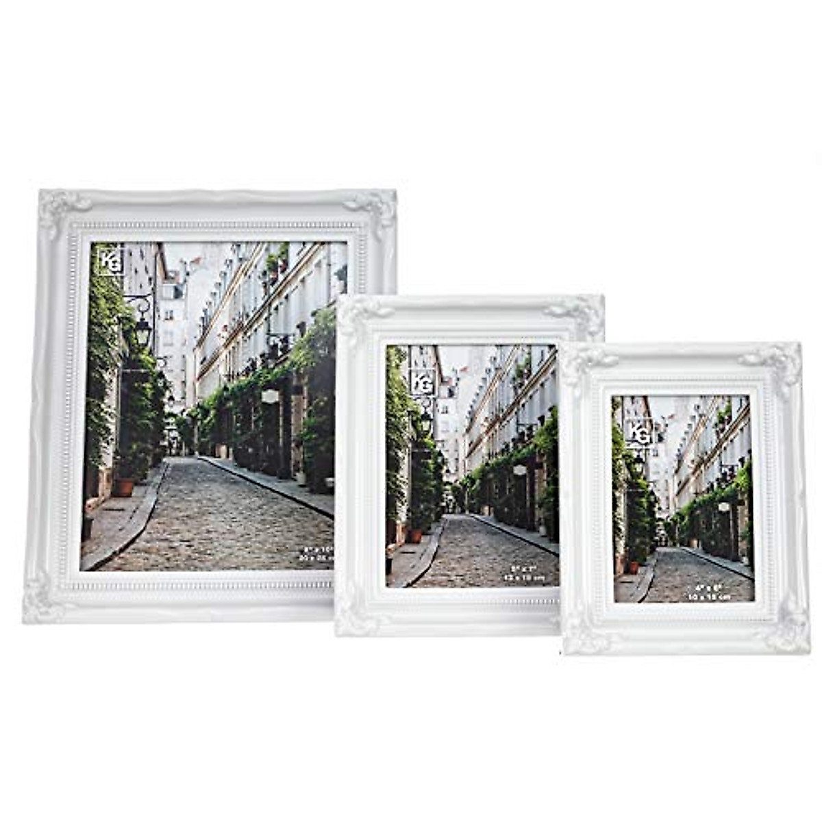kieragrace KG Georgia Photo Frame - White, 5" x 7"