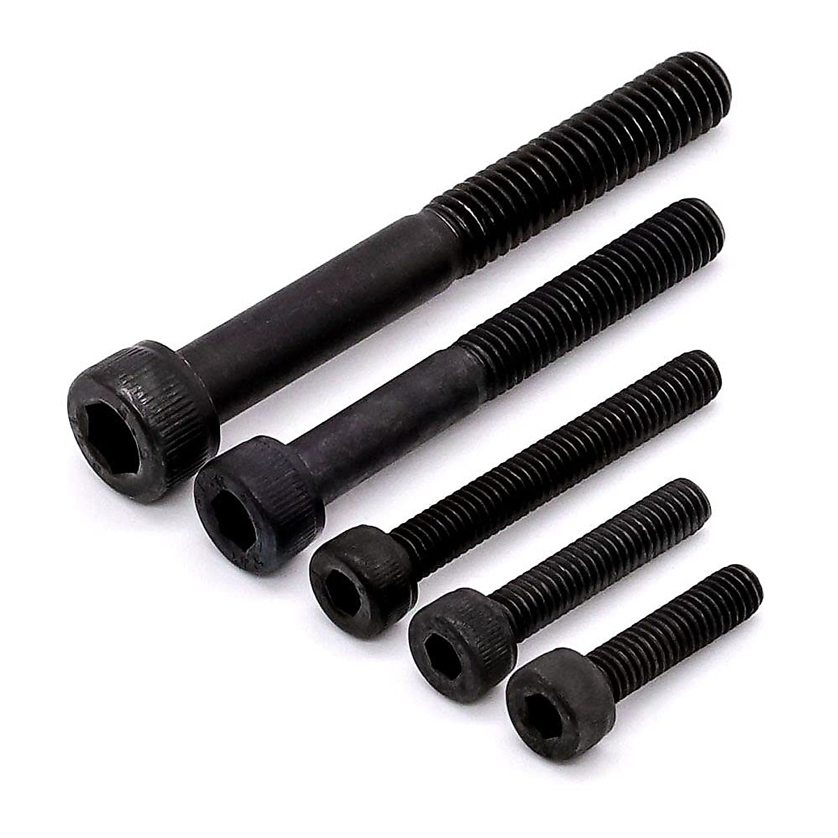 25 Pcs M6-1 x 40mm Socket Head Cap Screws, 12.9 Grade Alloy Steel, Black Oxide Finish, DIN 912, Full Thread, Hex Drive Socket Cap Bolts for Automotive, CNC, Industrial