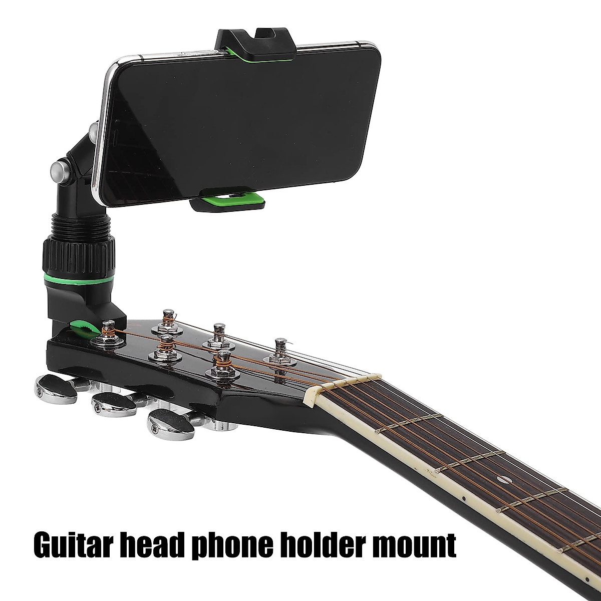 Guitar Head Phone Holder Mount, Guitar Head Phone Holder with String Wiping Cloth