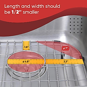 Sink Protectors for Kitchen Sink 11.26"x14.5", Sink Grate for Bottom of Kitchen Sink, Stainless Steel Sink Protector