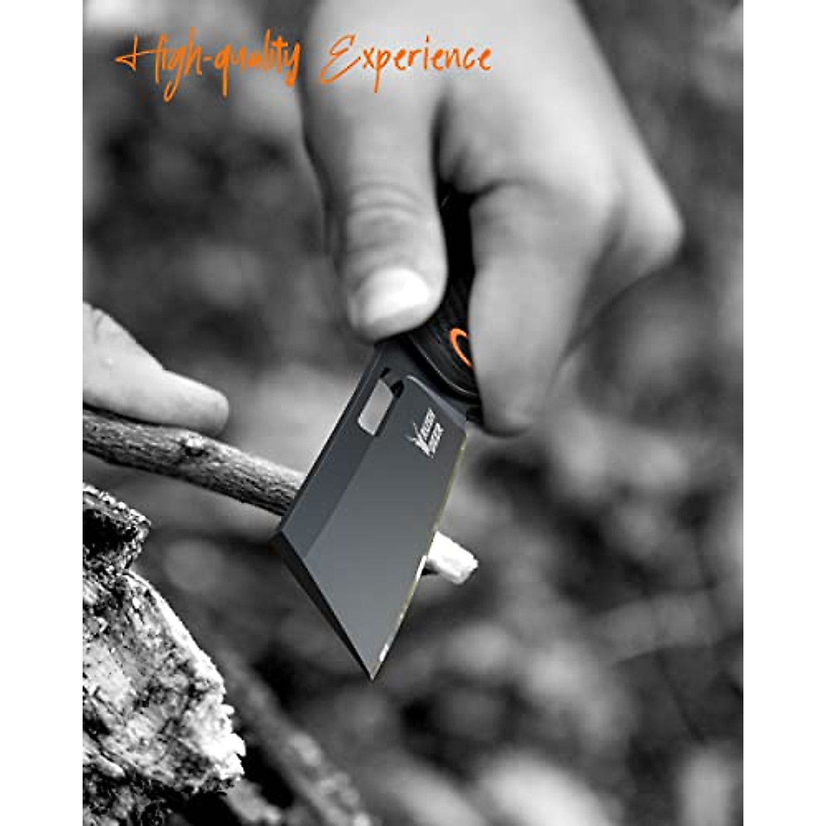 Rush Deer D2 Steel Blade Pocket Knife,Folding Knife with Clip & Carbon Fiber Handle,EDC Knife Utility Knife for Hiking Camping Fishing Work Outdoor Etc.Unique Gifts for Men Women Dad Husband Boyfriend