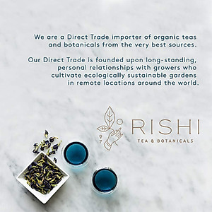 Rishi Tea Turmeric Ginger Herbal Tea - USDA Organic Direct Trade Loose Leaf Tea, Certified Kosher, Caffeine Free Ayurvedic Tea Blend, Immune Support with Citrus for Taste - 16 Ounces (Pack of 1)