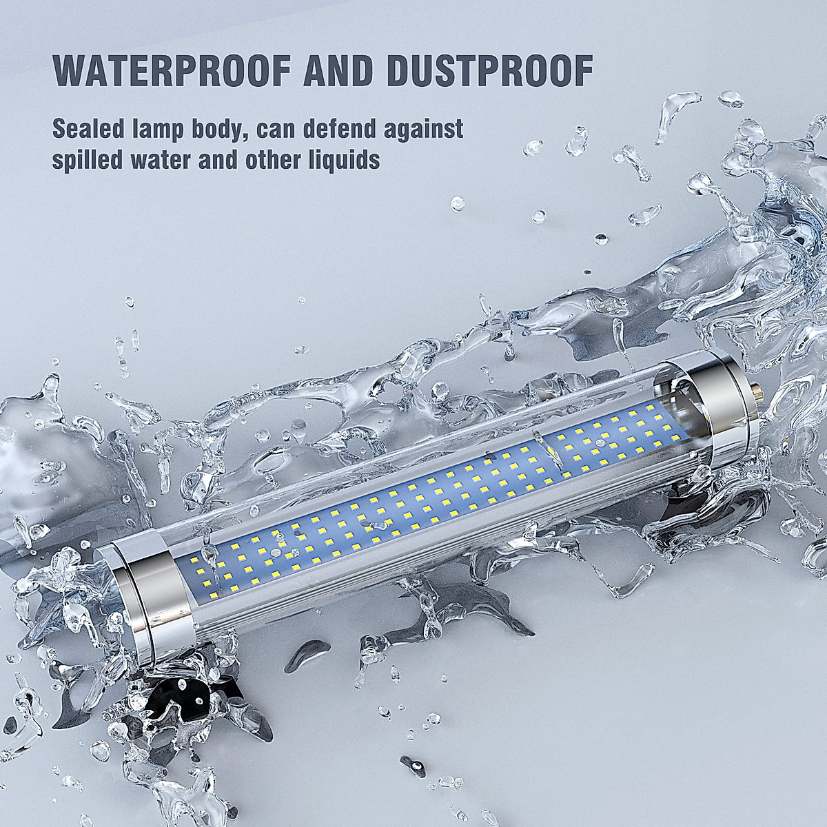 Led Machine Light,35W CNC Machine Light, 37"Explosionproof Work Light 120V IP68 CNC Machine Work Light